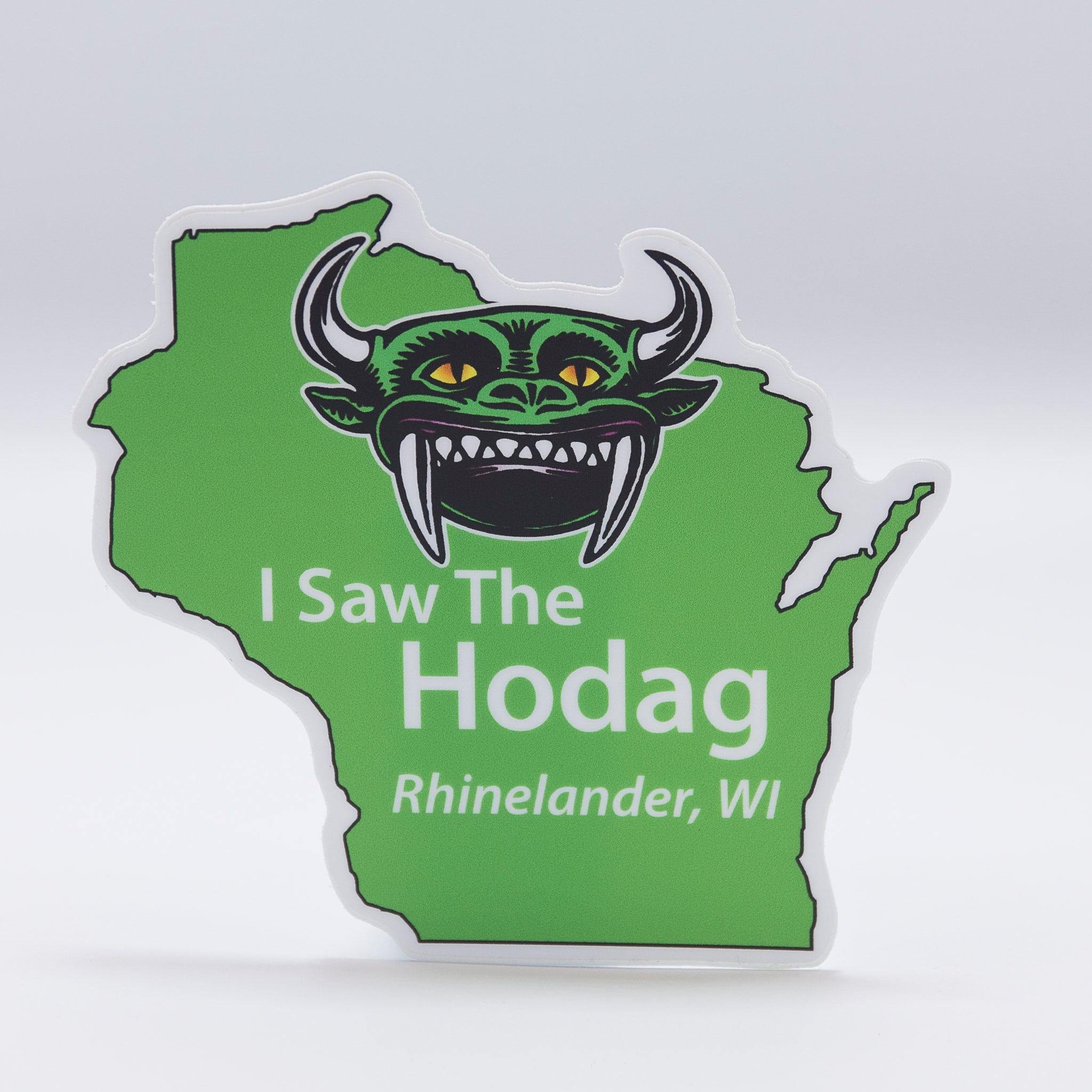 I Saw The Hodag In Wisconsin Sticker | The Hodag Store